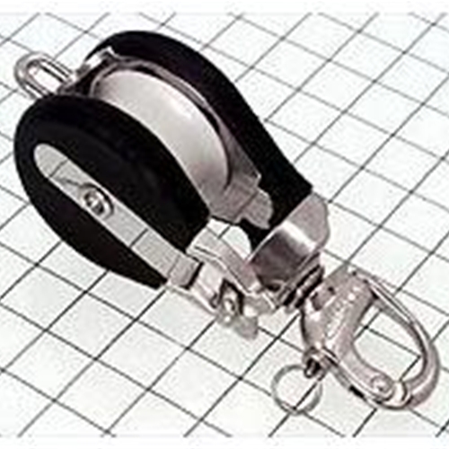 Rigging Only - to 5/8" line, 2250 lbs Schaefer Snatch Block, 17/8"OD, 05-99