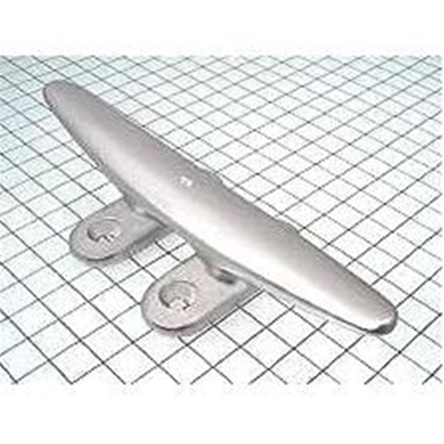 Rigging Only - Schaefer Cleat, 4 Hole Deck, 8"(203mm), Silver 60-08