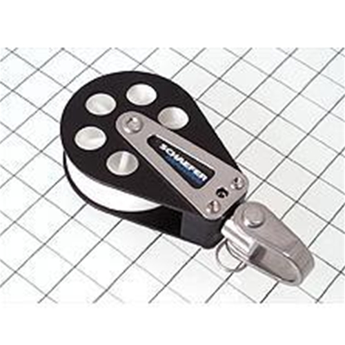 Rigging Only - to 1/2" line, 2250 lbs Schaefer Single Aluminum Block 704-05